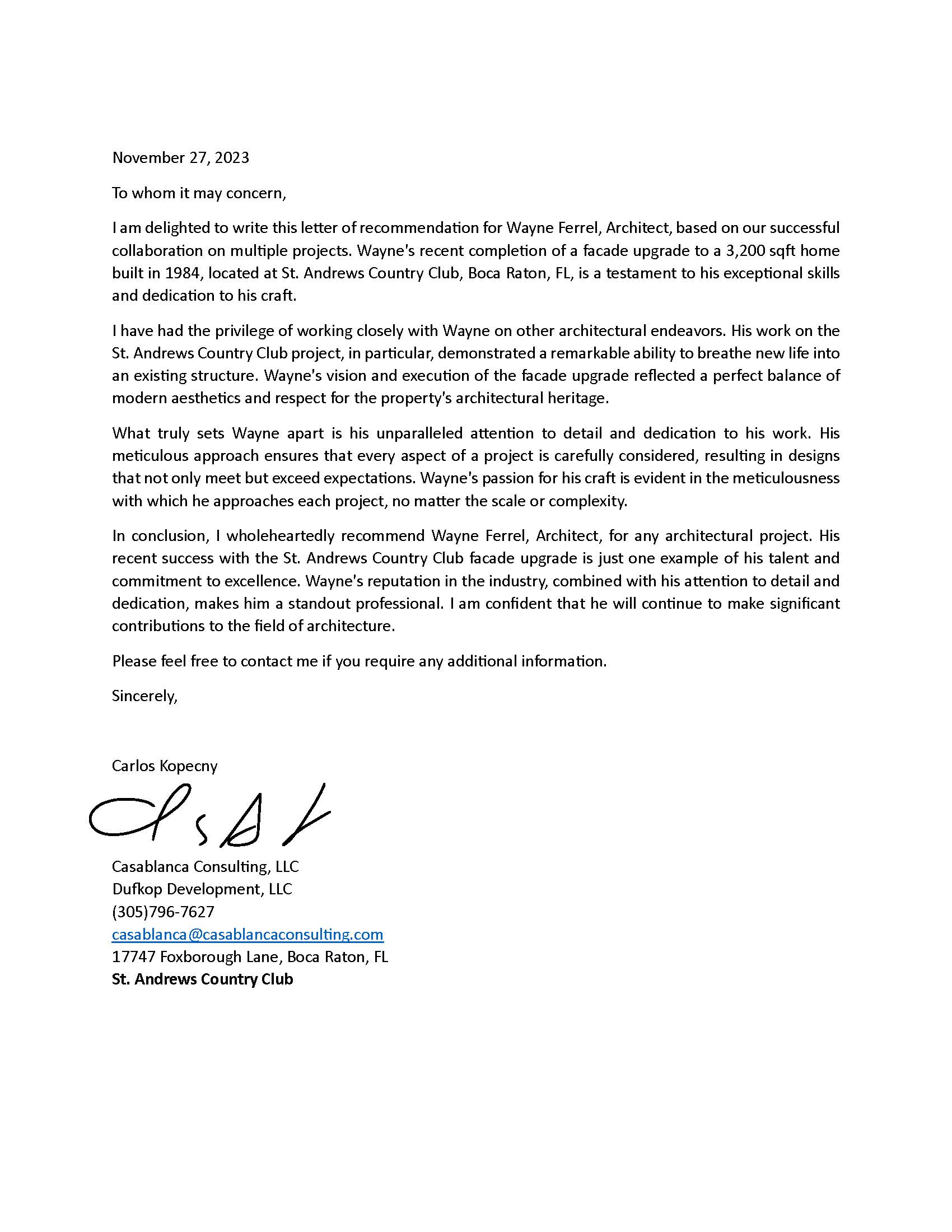 References – architect1.com