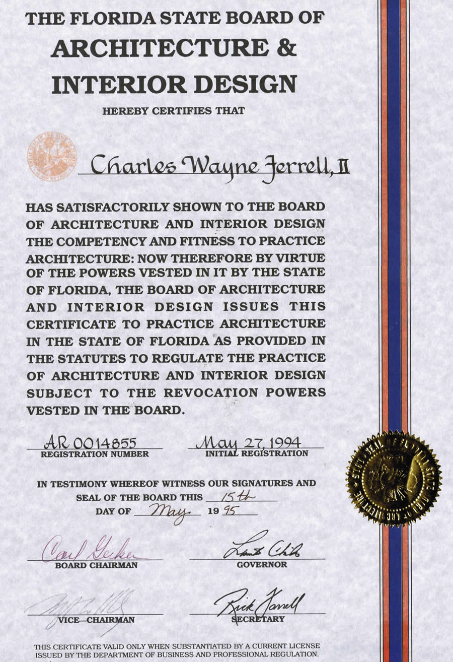 Licenses – architect1.com