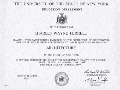 Licenses – architect1.com